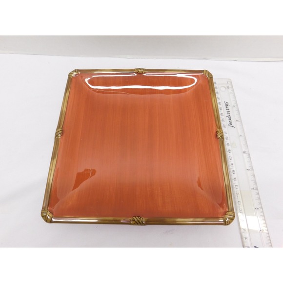 Clay Art | Dining | Zanzibar Stonelite Clay Art Hand Painted Square ...